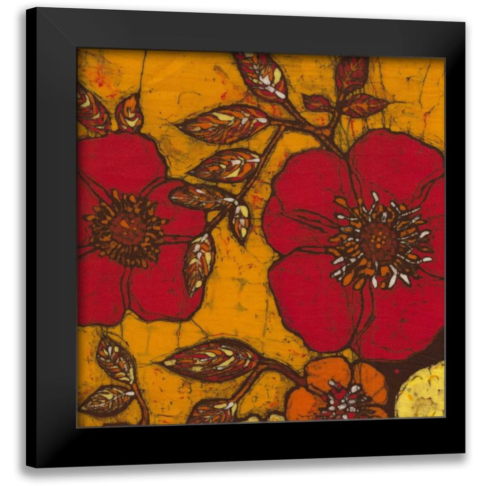 Davis, Andrea 15x15 Black Modern Framed Museum Art Print Titled - Fire ...