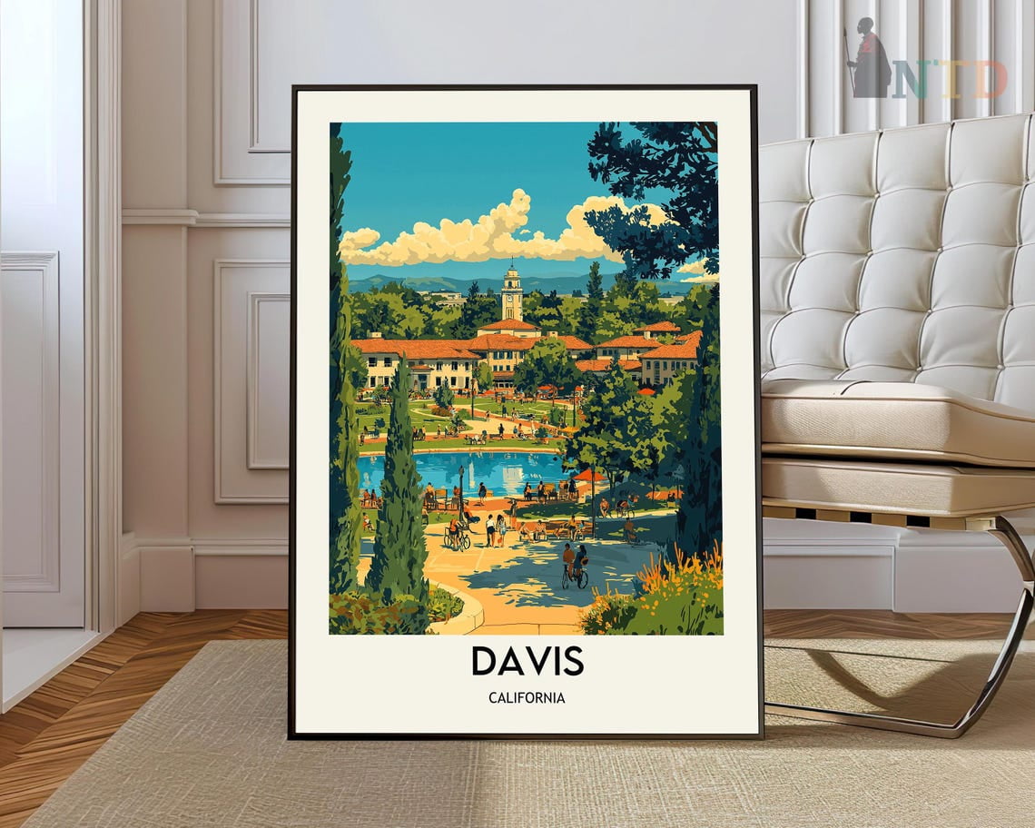 Davis Ca Poster, Davisdavis Print, Davis Photo, Davis Poster Print ...