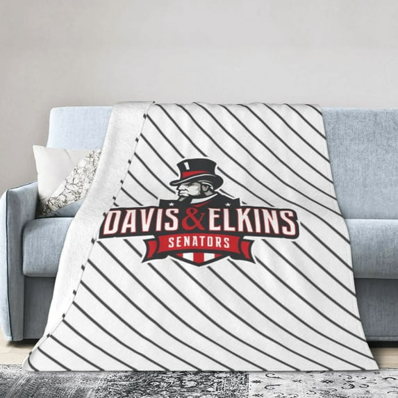Davis&Elkins College Ultra-Soft Micro Fleece Blanket Multi-Size Flannel ...