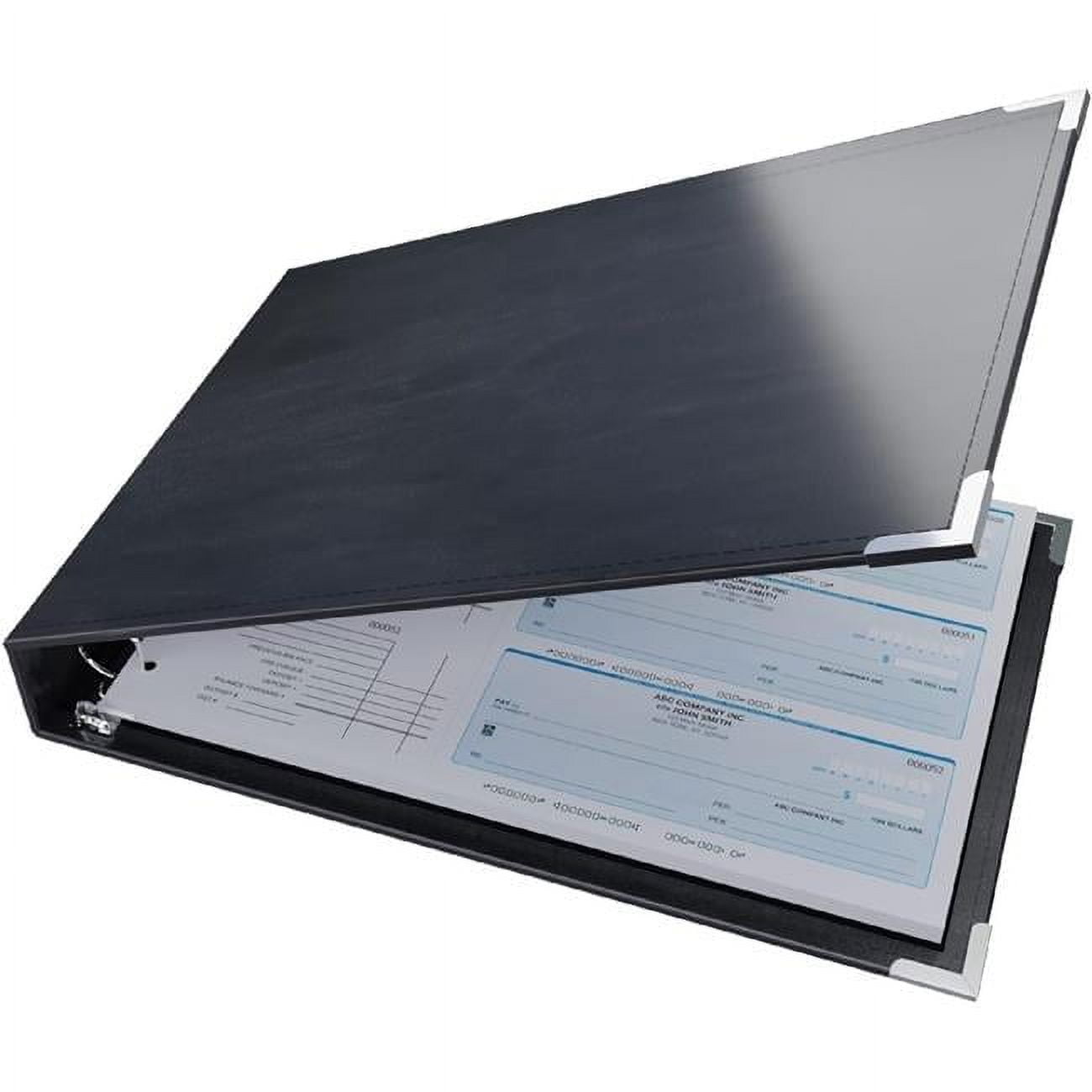 Davis Group 3UPAM-01 3up US Check Binder - Black - Walmart.com
