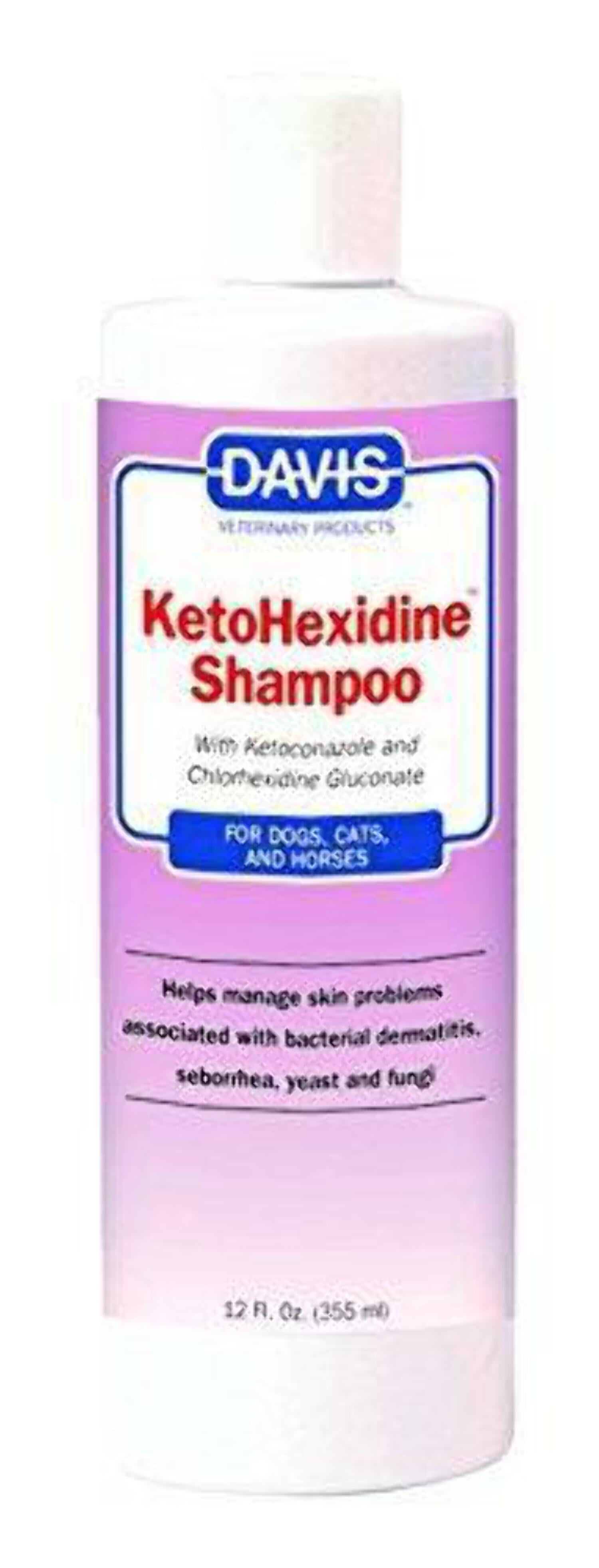 Davis KetoHexidine Medicated Pet Shampoo Help Manage Skin Problems 12 ...