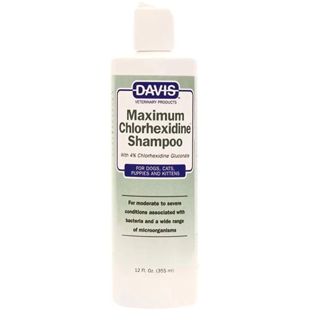 Davis Maximum Chlorhexidine 4% Pet Shampoo, 12 oz. - Walmart.com