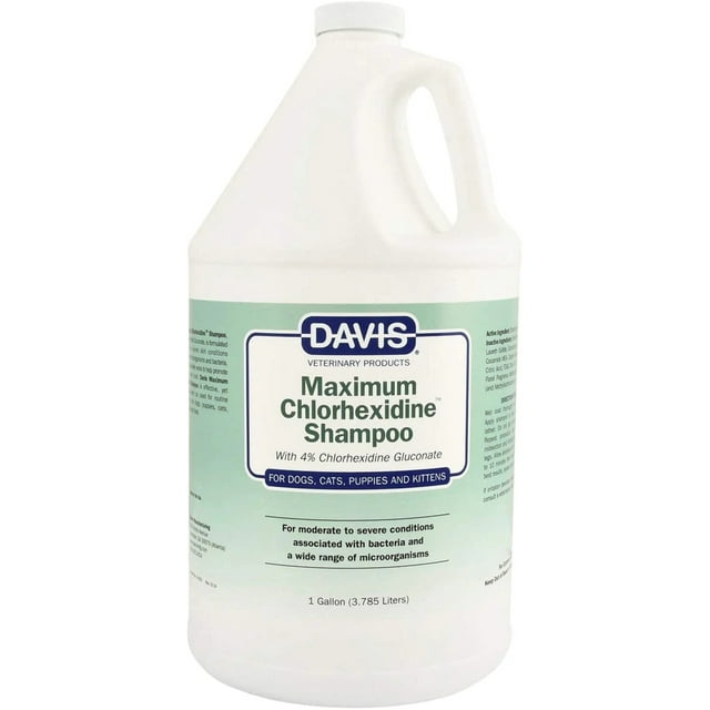 Davis Maximum Chlorhexidine 4% Shampoo Gallon for Pets - Walmart.com
