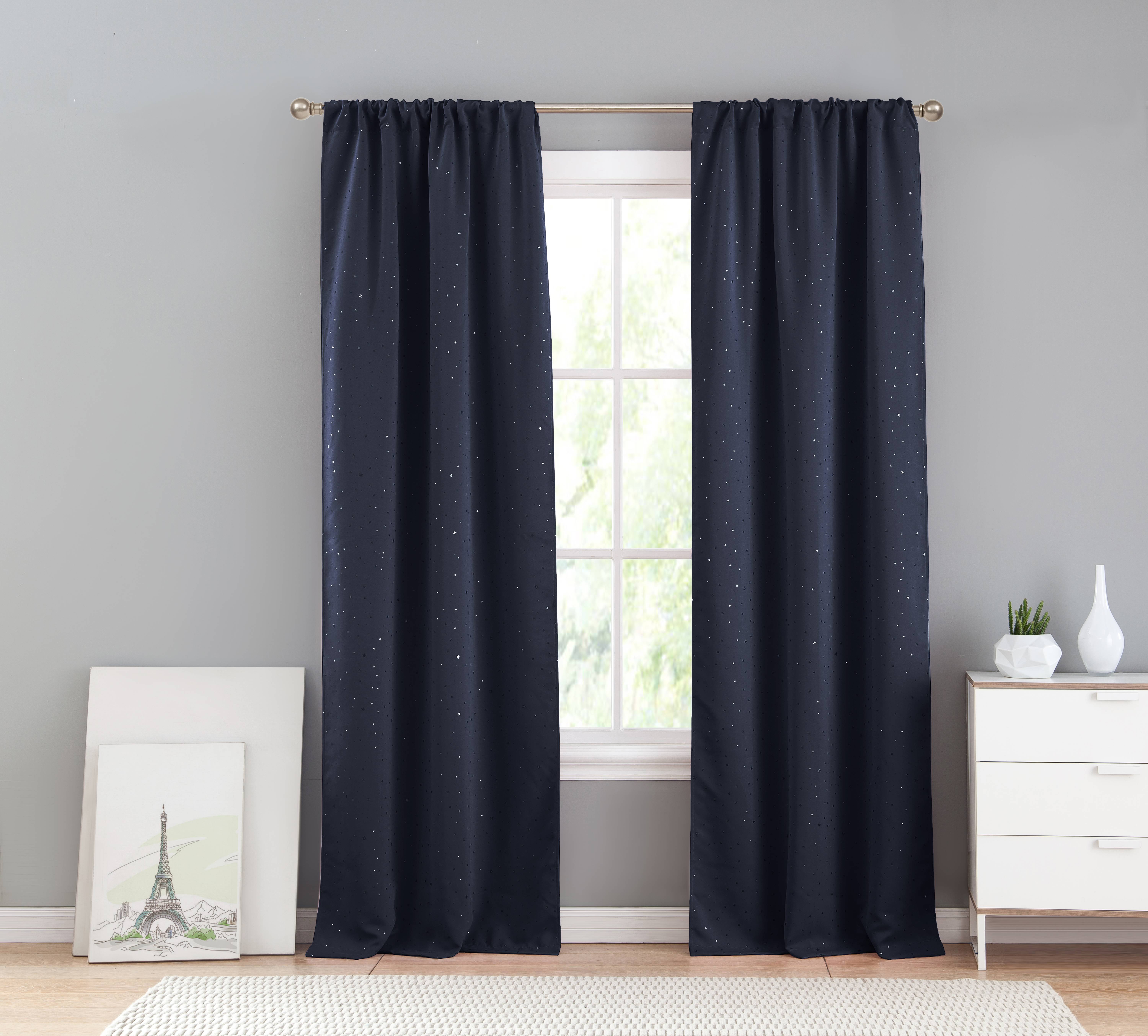 Davis Solid Window Curtain Set - Walmart.com