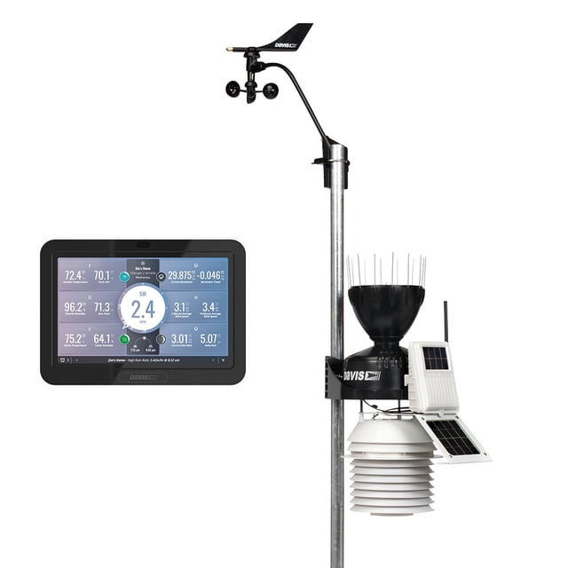 Davis Vantage Pro2 Wireless Weather Station w/WeatherLink Console 24h ...