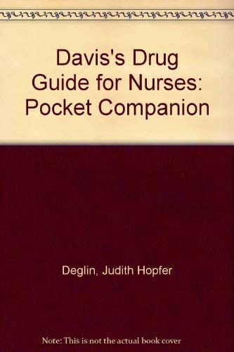 Pre-Owned Davis's Drug Guide for Nurses (Hardcover) 0803605862 ...