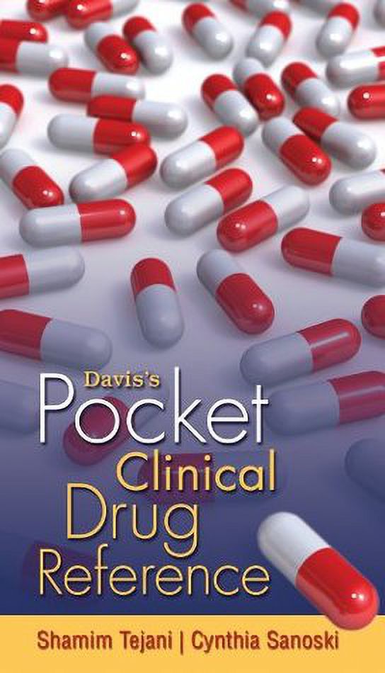 Davis's Pocket Clinical Drug Reference (Paperback) by Shamim Tejani, Dr ...