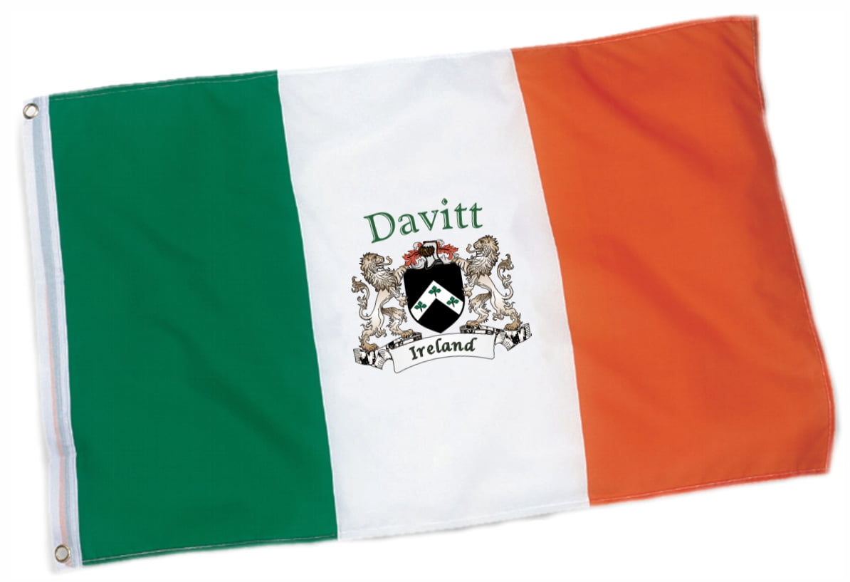 Davitt Irish Coat of Arms Heavy Duty Outdoor Ireland Flag - 2'x3 ...