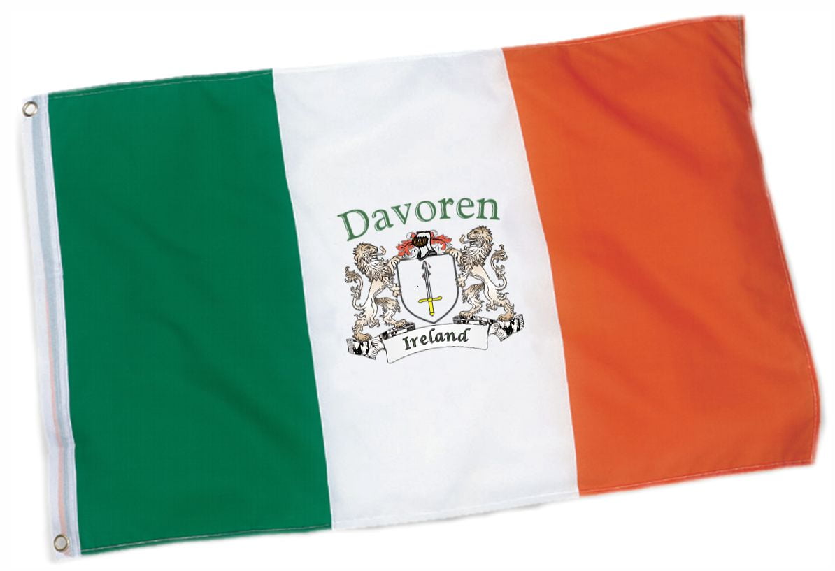 Davoren Irish Coat of Arms Heavy Duty Outdoor Ireland Flag - 2'x3 ...