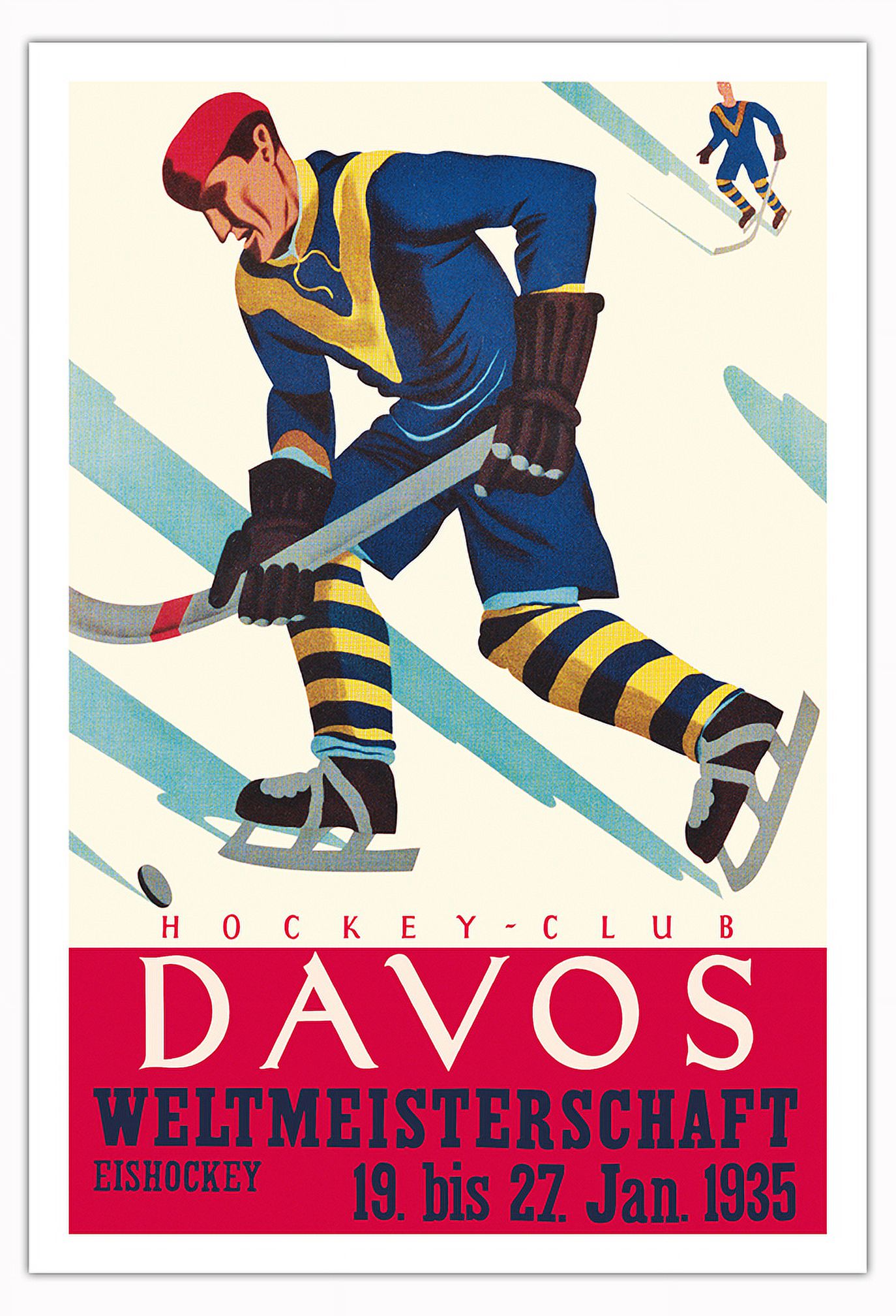 Davos Switzerland - Ice Hockey World Championship - Vintage Sports ...