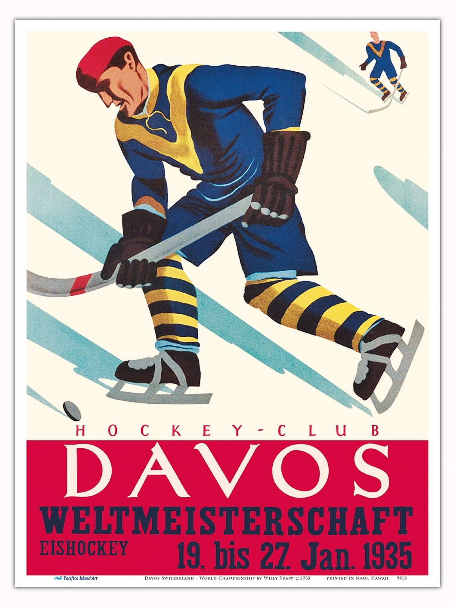 Davos Switzerland - Ice Hockey World Championship - Vintage Sports ...
