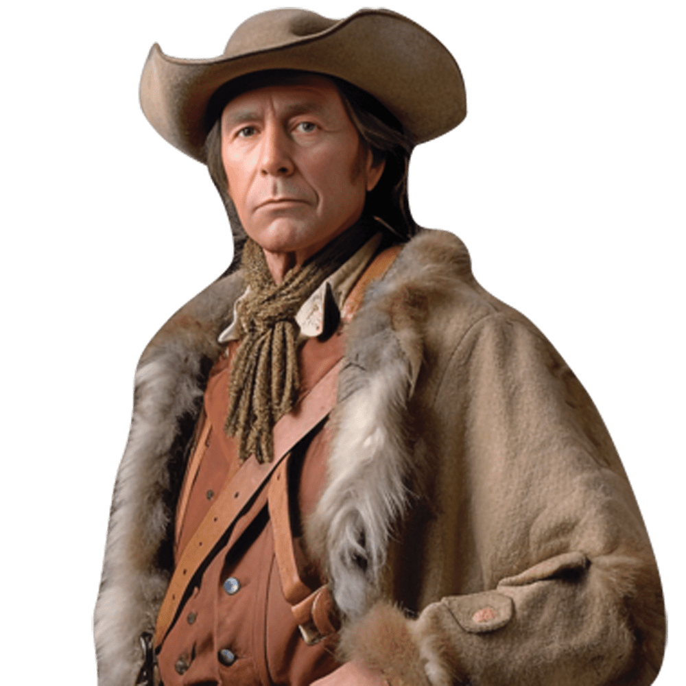 Davy Crockett (Fur) Half Body Buddy Cutout - Walmart.com