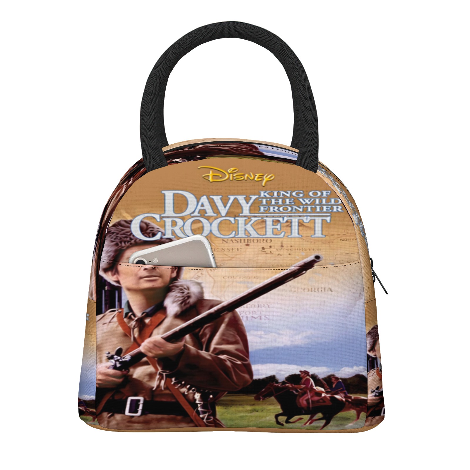 Davy Crockett: King of the Wild Frontier Large Insulated Meal Tote ...