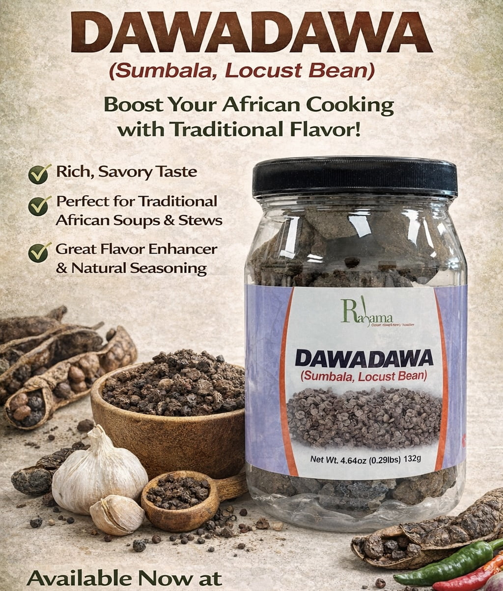 Dawadawa (Locust beans/Sumbala). ( Rahama Brand) - Walmart.com