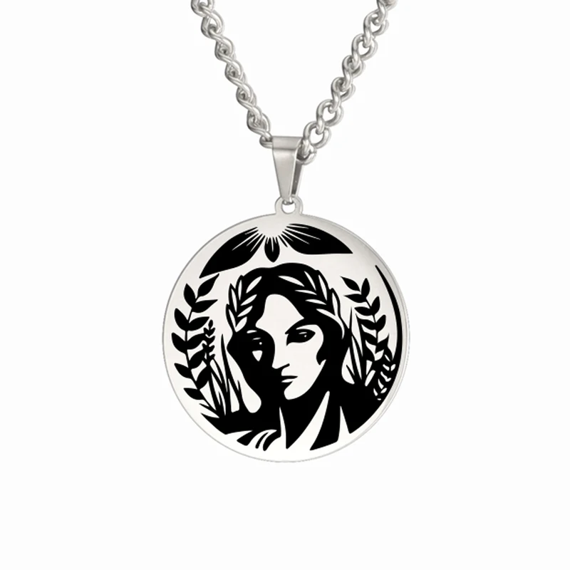 Dawapara Vintage Ancient Greek Warrior Pendant Egyptian Goddess Athena ...