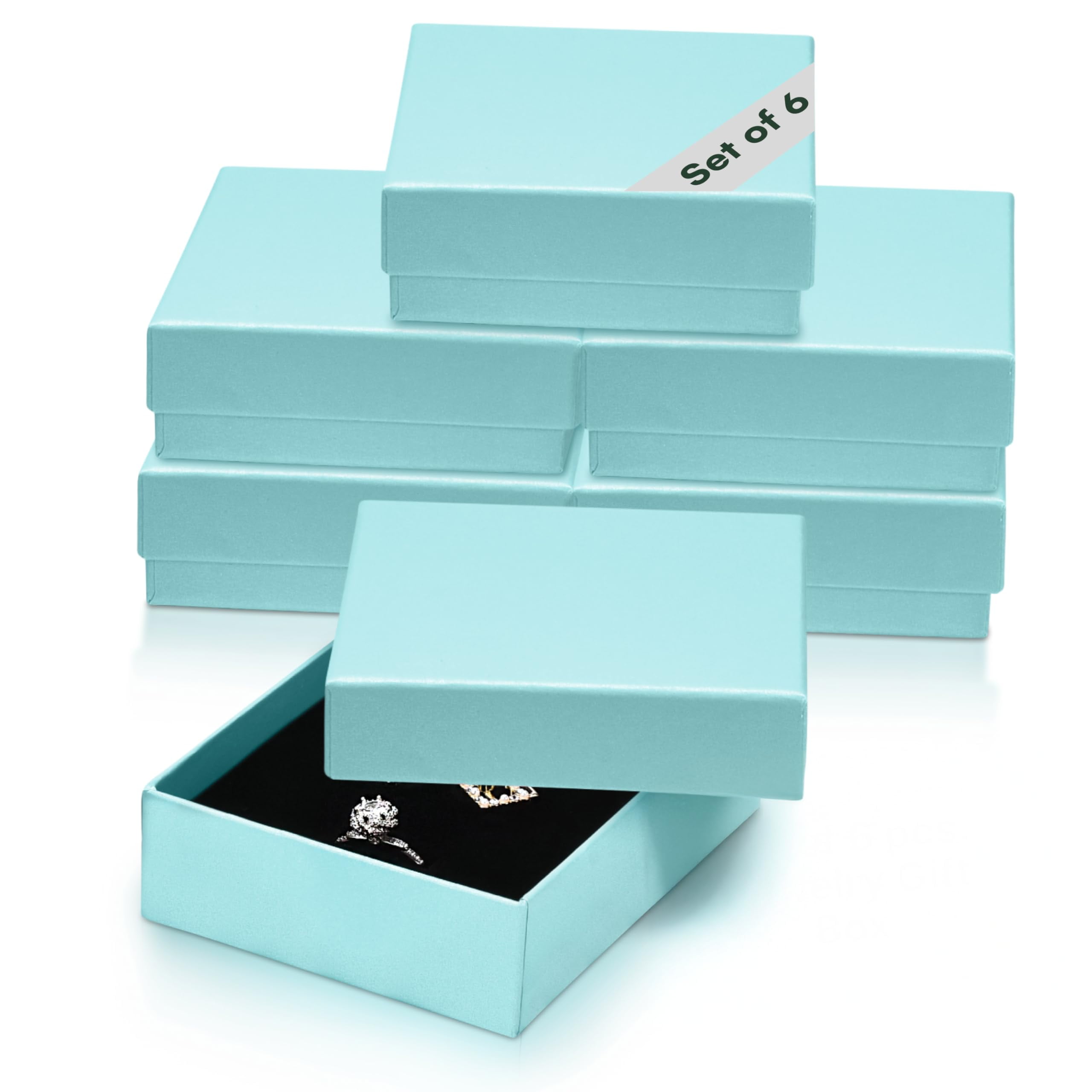Dawhud Direct Small Jewelry Box - 6-Pack Cardboard Small Gift Boxes ...