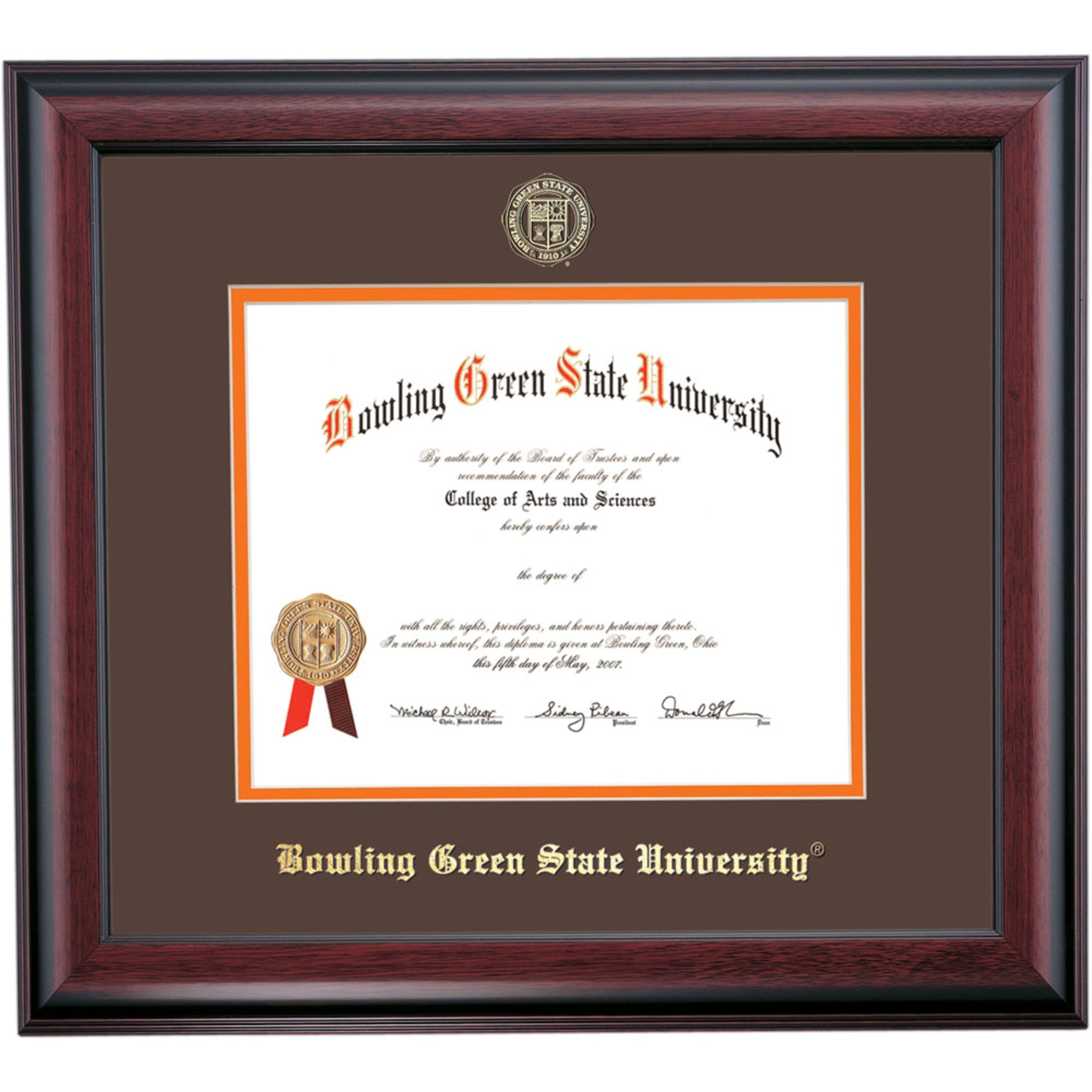 Dawn Diploma Frame for Bowling Green State University, 16" x 18 ...