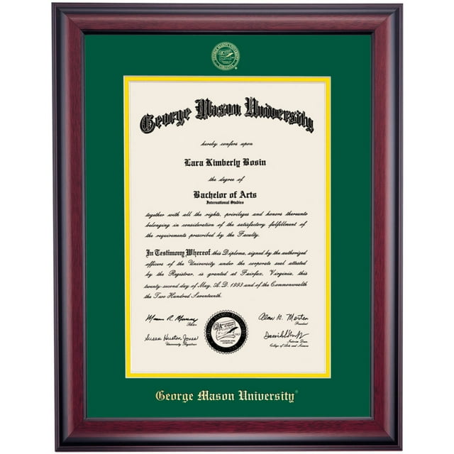 Dawn Diploma Frame for George Mason University GMU, 22" x 17" Diploma ...