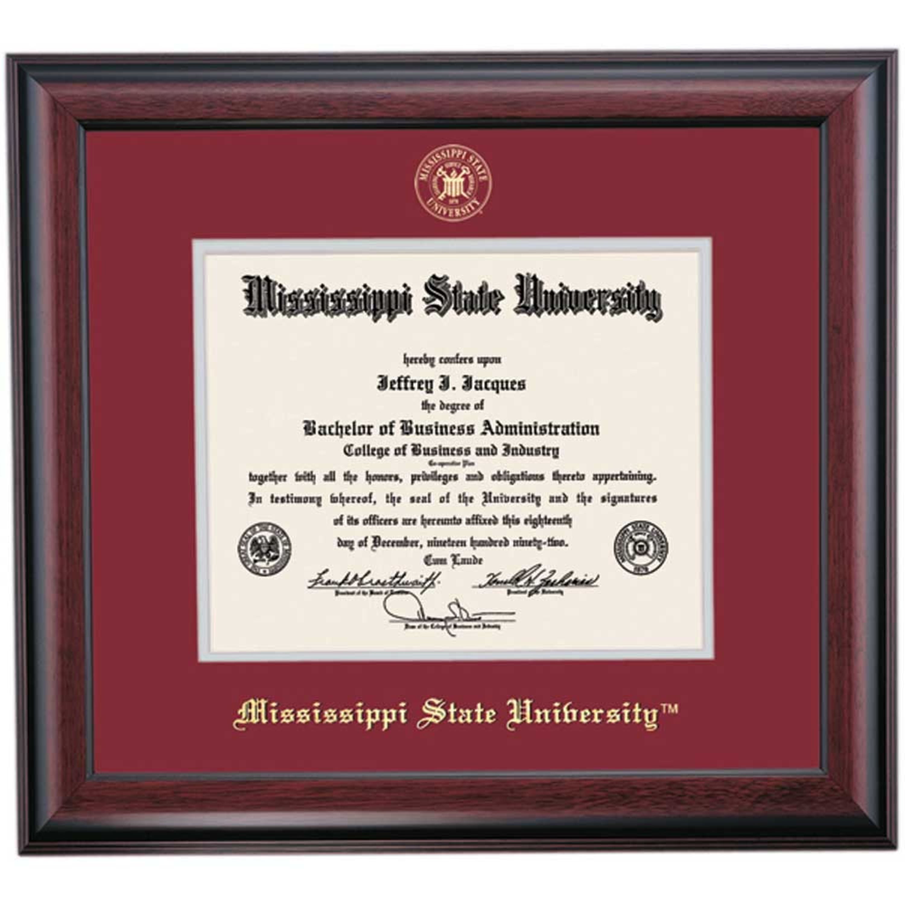 Dawn Diploma Frame for Mississippi State, 16" x 18" Diploma ...