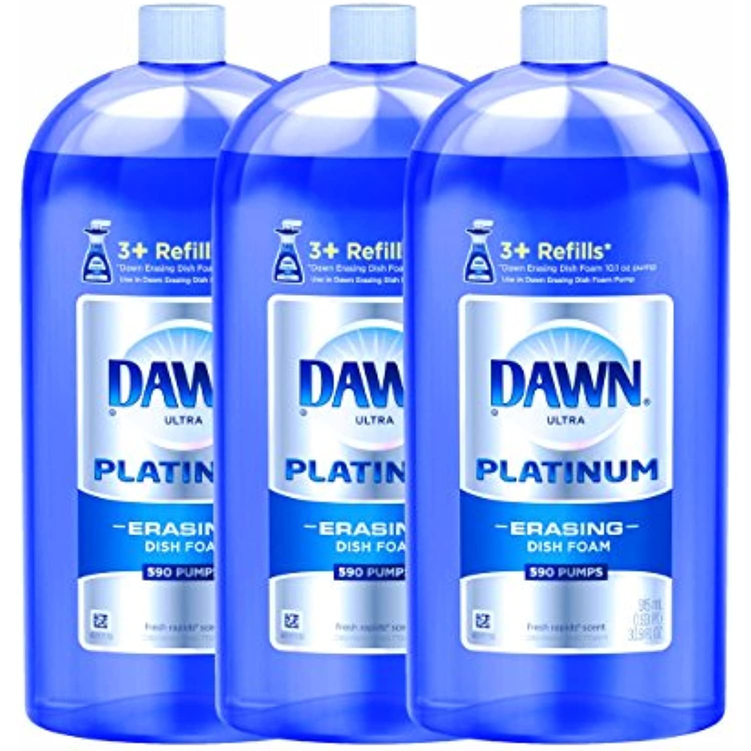 Dawn, Dishwashing Foam Refill, Fresh Rapids 30.9 oz, Pack of 3 ...