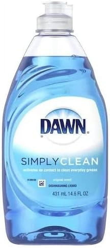 Dawn Ultra Power Dishwashing Liquid Soap, Simply Clean, 14.6 fl oz, 4pk ...
