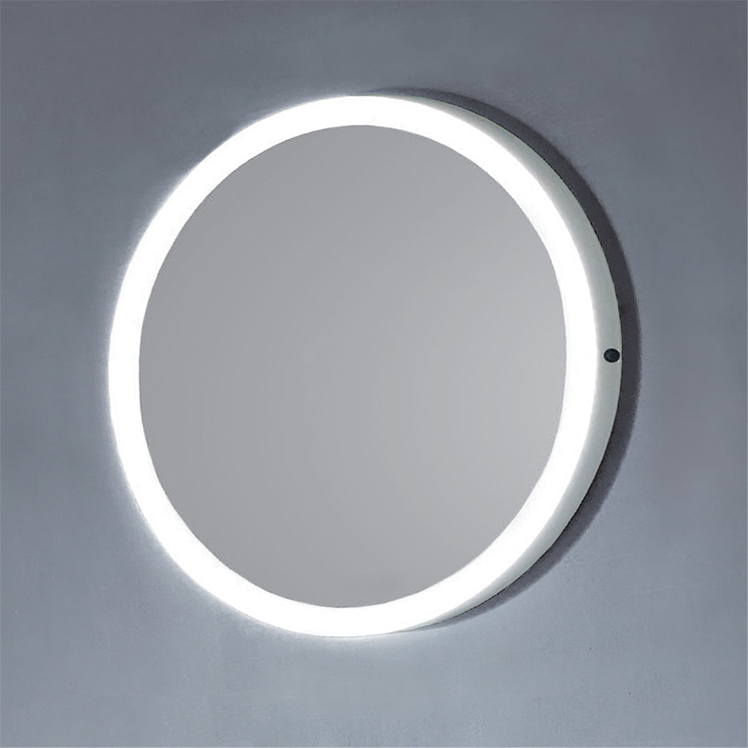 Dawn LED Back Light Round Mirror wall hang with MDF & white painting ...