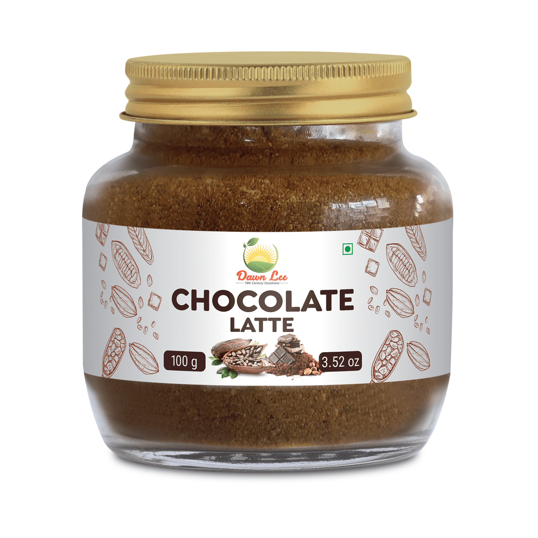 Dawn Lee Chocolate Latte 150 gm | Milk Masala | Goodness of Cocoa Beans ...