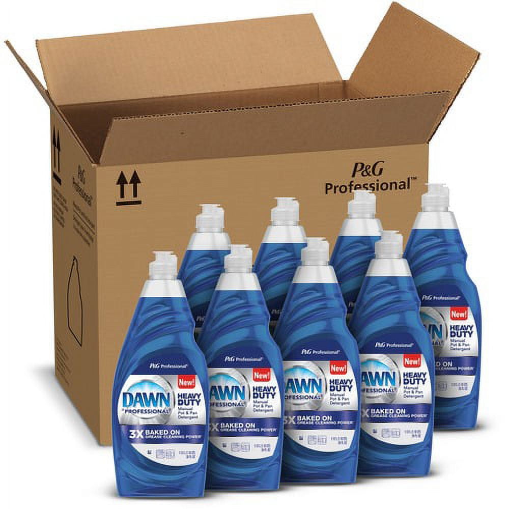Dawn Manual Pot/Pan Detergent - Liquid - 32 fl oz (1 quart) - 8 ...