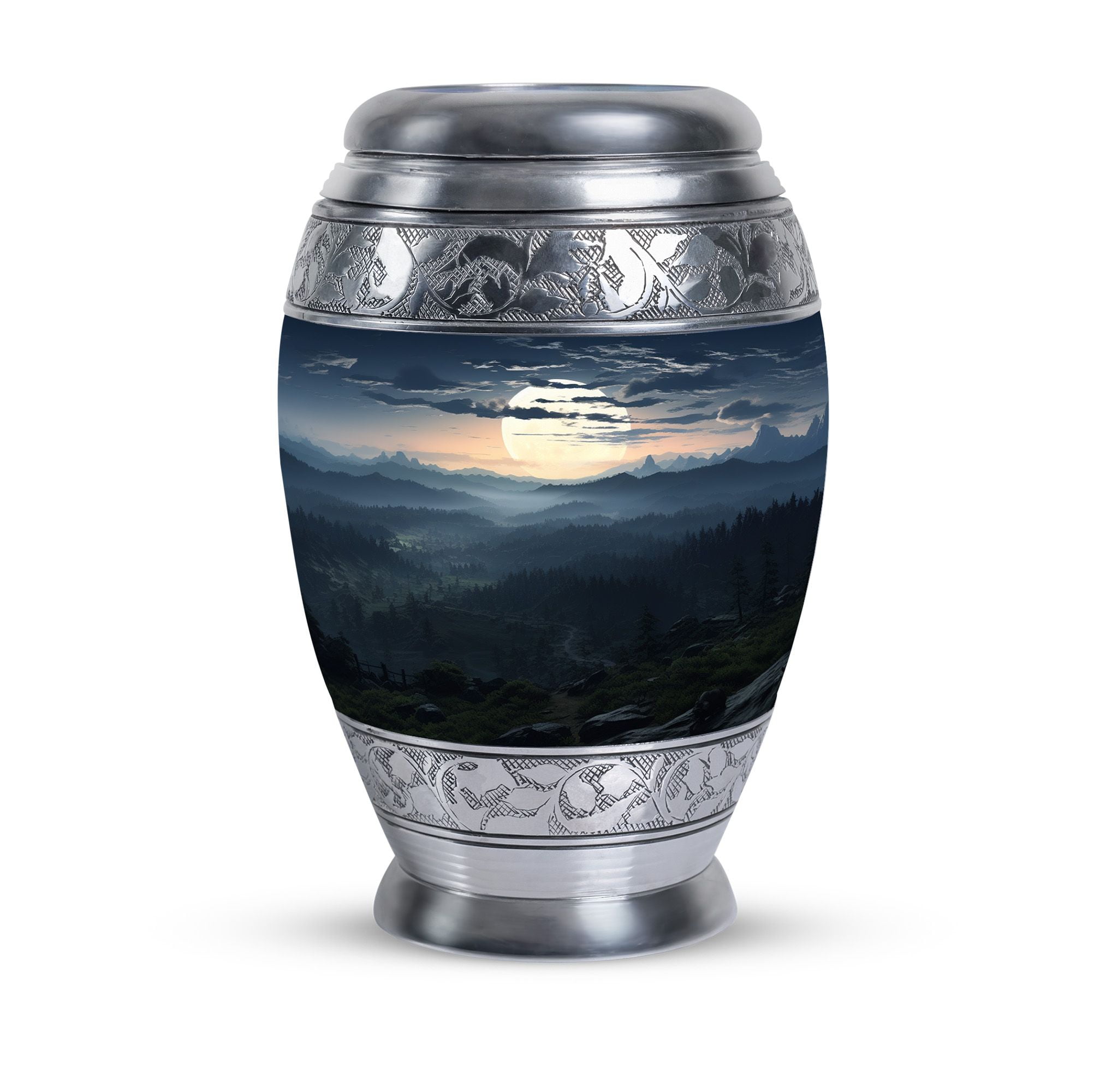Dawn over Misty Mountains Decorative Urns For Ashes, Urn For Human ...