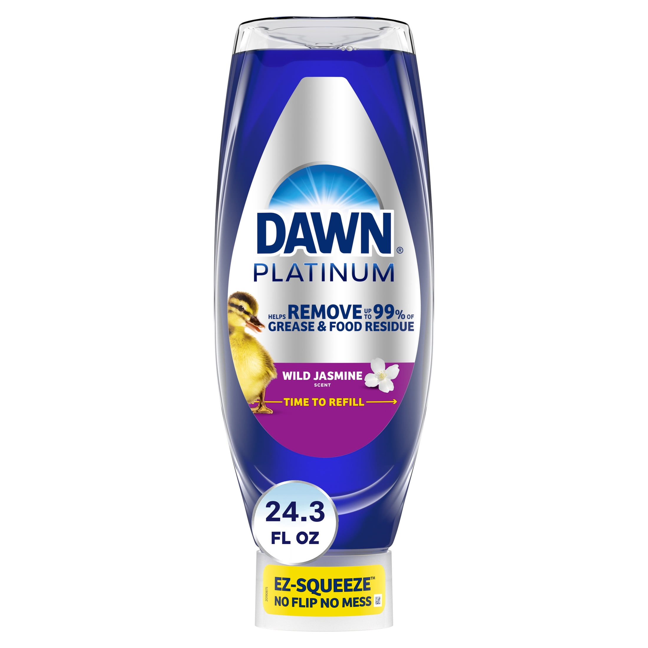Dawn Platinum EZ-Squeeze Dish Soap, Dishwashing Liquid, Wild Jasmine ...