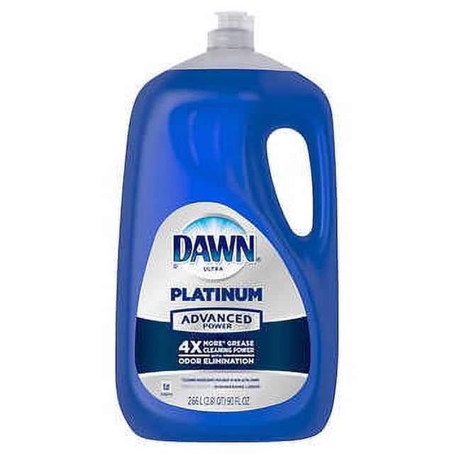 Dawn Platinum Advanced Power Liquid Dish Soap, Fresh Scent, 48-Hour ...