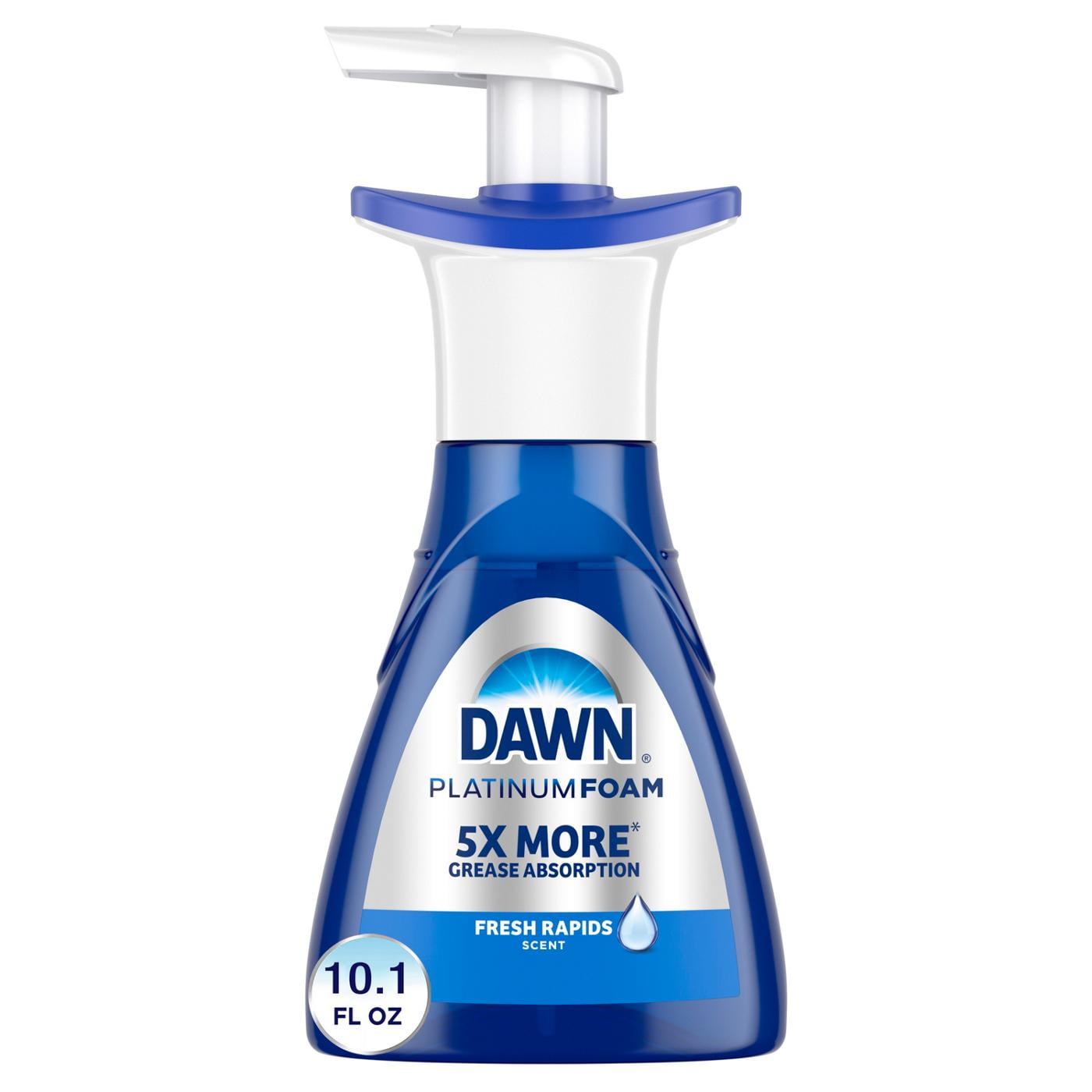 Dawn Platinum Fresh Rapids Scent Dishwashing Foam - 10.1 oz- Pack of 2 ...