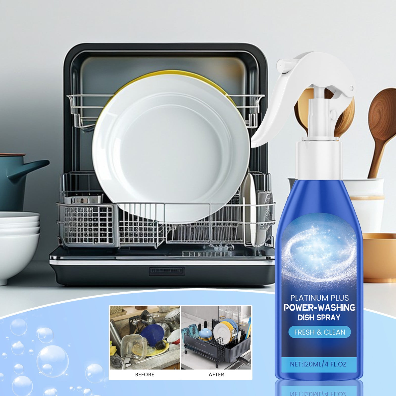 Dawn Platinum Powerwash Dish Spray, Dish Soap Liquid, Fresh Scent ...