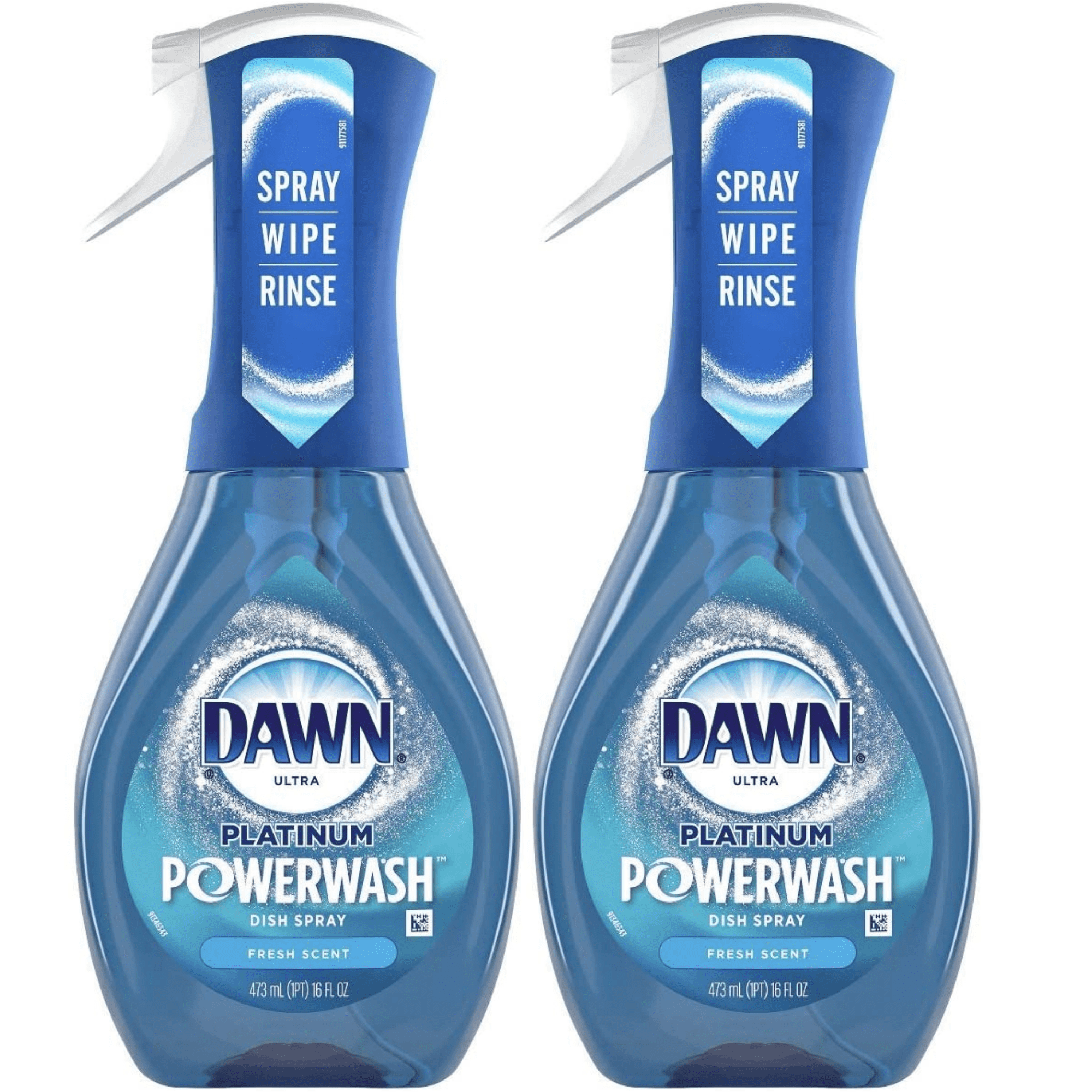 Dawn Platinum Spray Dish Soap, Fresh Scent, 16 Fluid Ounce, 2 Count ...