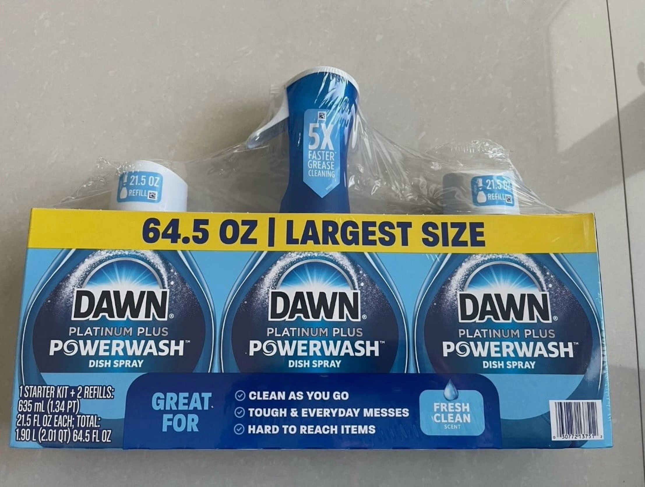 Dawn Power Wash Liquid 1 Started Kit + 2 Refills - Walmart.com