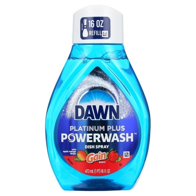 Dawn Powerwash Gain Apple Mango Tango Dish Spray, Liquid Dish Soap ...
