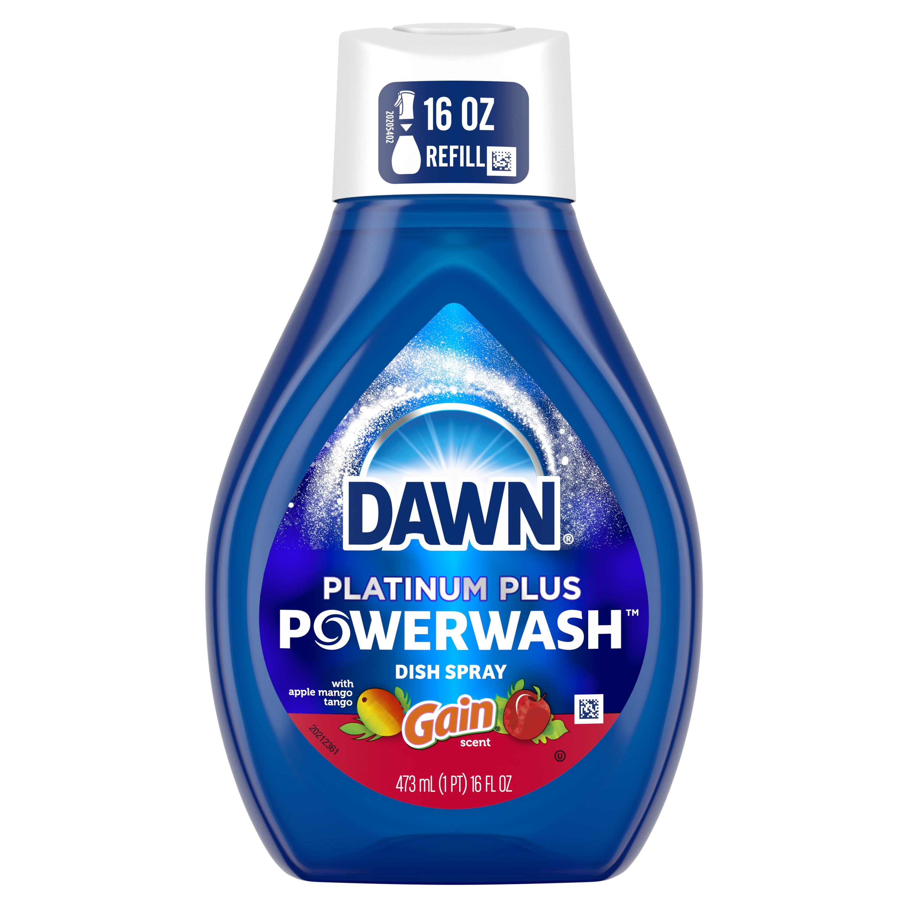 Dawn Powerwash Gain Apple Mango Tango Dish Spray, Liquid Dish Soap ...