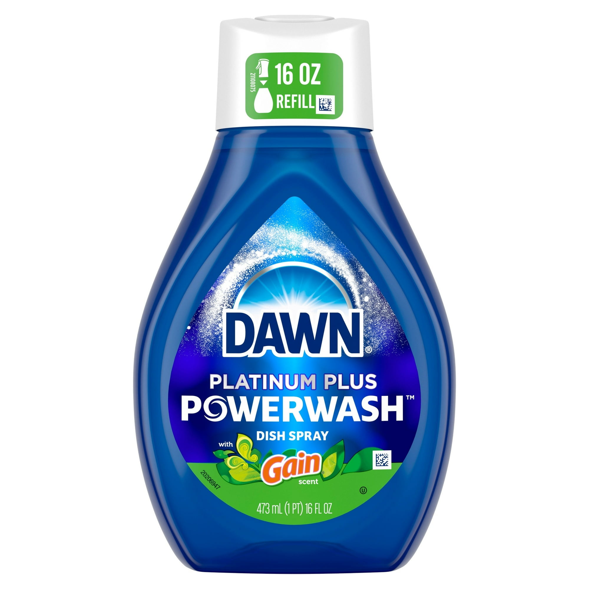Dawn Powerwash Gain Original Dish Spray, Liquid Dish Soap Refill, 16 Fl ...