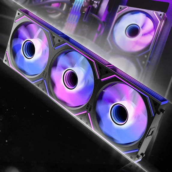 Dawn Pro 120mm Case Fan, ARGB PWM 1850RPM / 68CFM Airflow, Forward ...