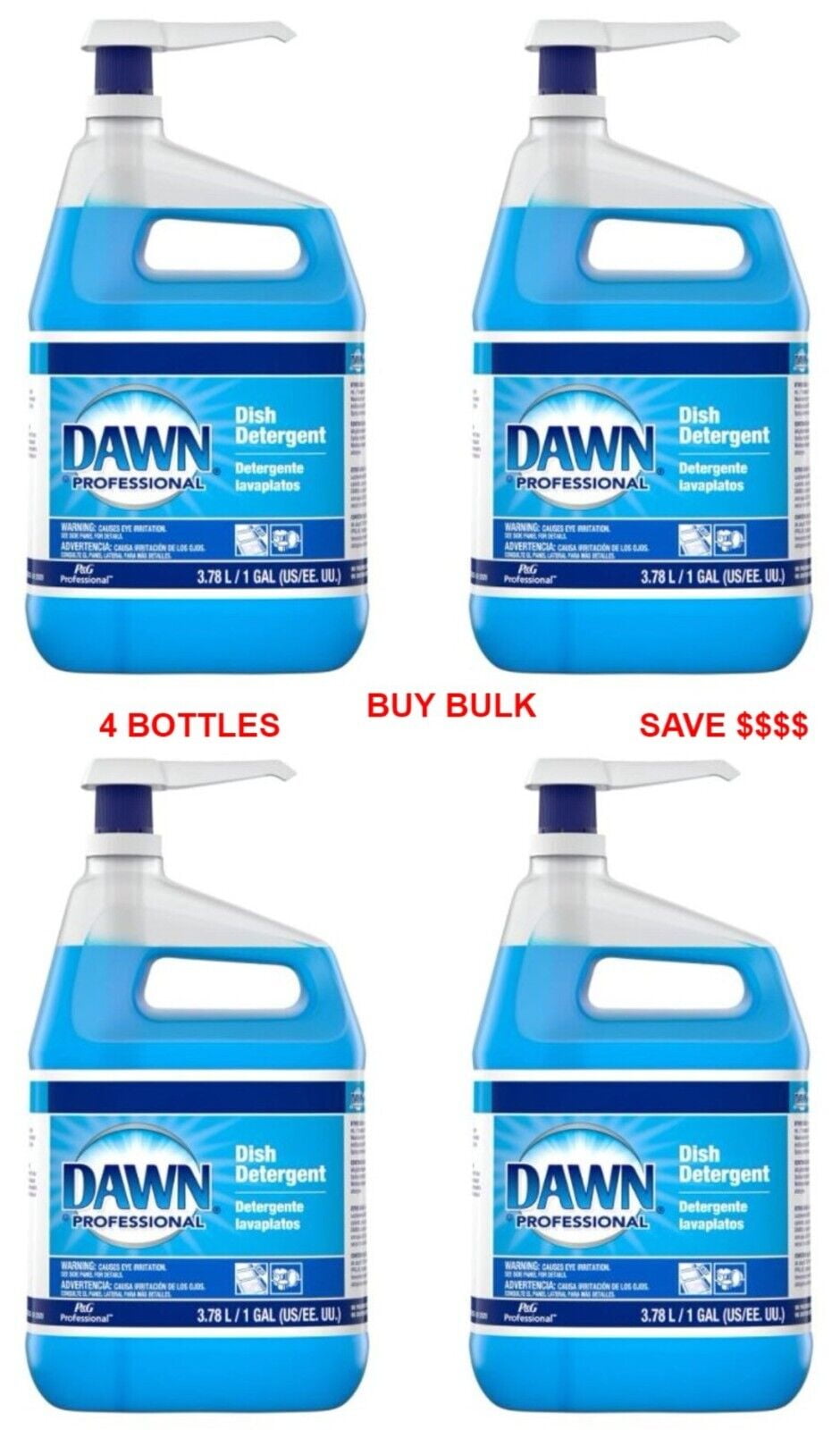 Dawn Professional Dishwashing Liquid Dish Soap, Original with PUMP 1 ...
