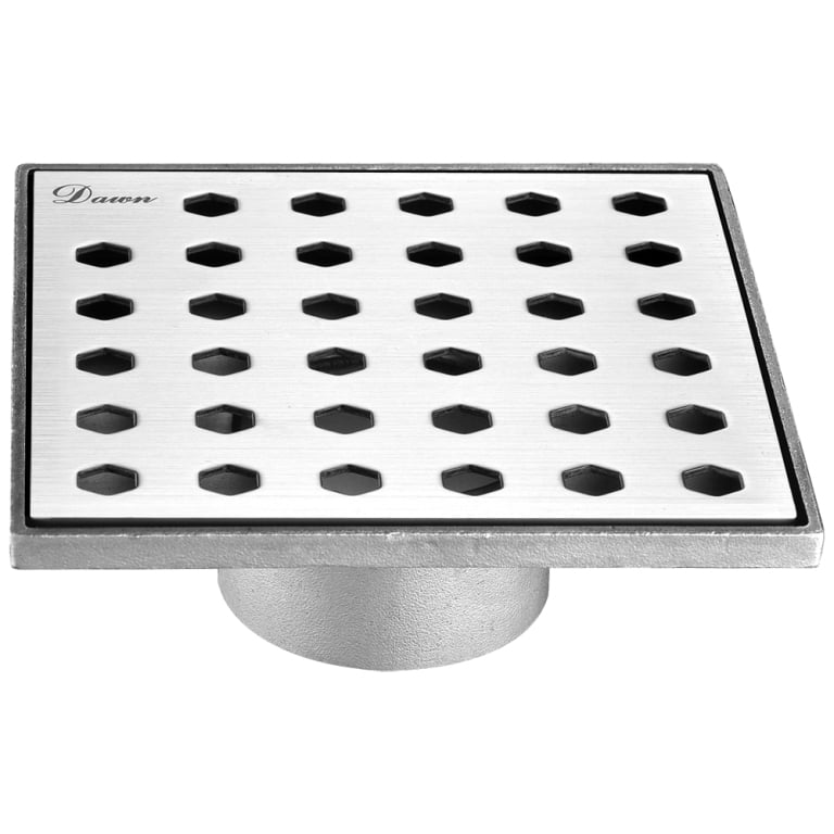 Dawn® STS050504 Thames River Series Square Shower Drain 5"L In Polished ...