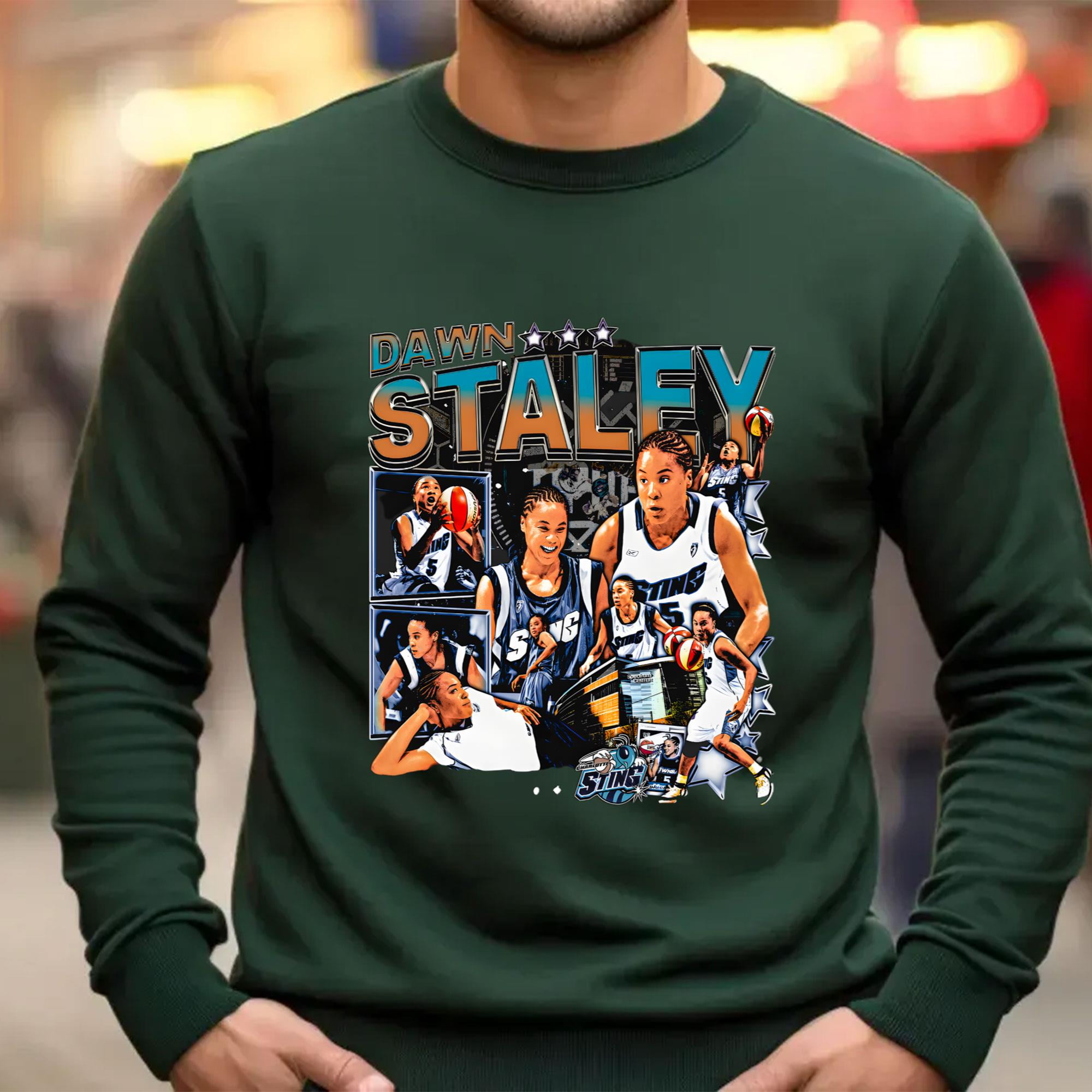 Dawn Staley Charlotte Women's Basketball Sting Streetwear T-Shirt ...