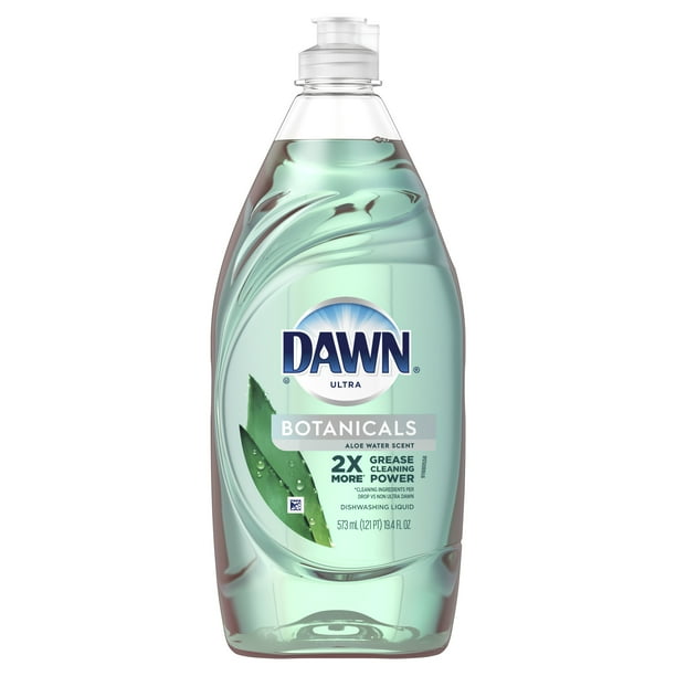 Dawn Ultra Botanicals Dishwashing Liquid Dish Soap, Aloe Water, 19.4 fl oz - Walmart Business ...