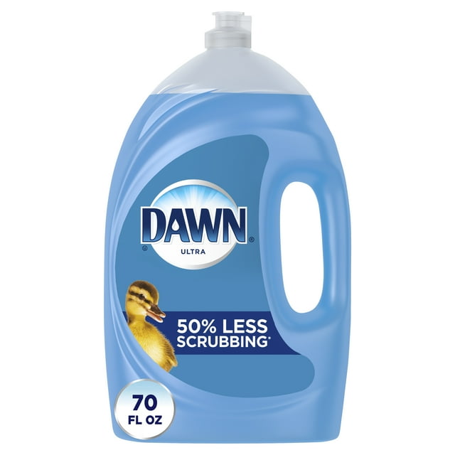 Dawn Ultra Dish Soap, Powerful Grease-Cleaning, Original Scent, 70 fl ...