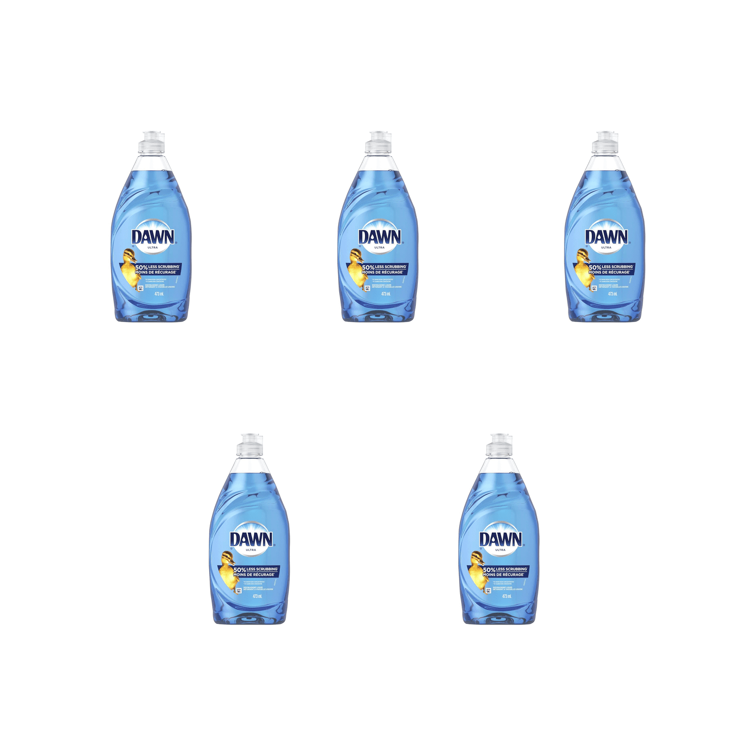 Dawn Ultra Dishwashing Liquid – Original (5 × 16 fl oz) 5 pack bottles ...