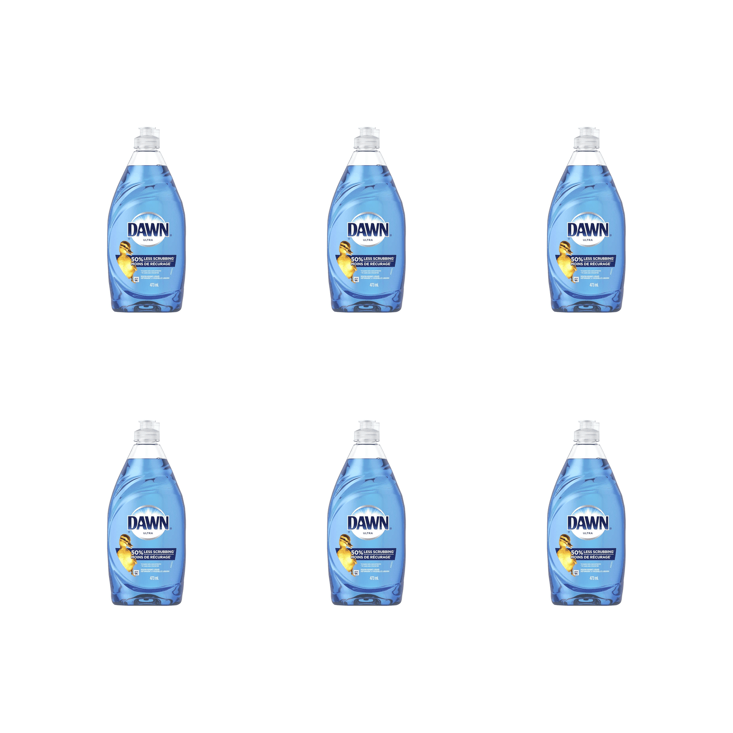 Dawn Ultra Dishwashing Liquid – Original (6 × 16 fl oz) 6 pack bottles ...