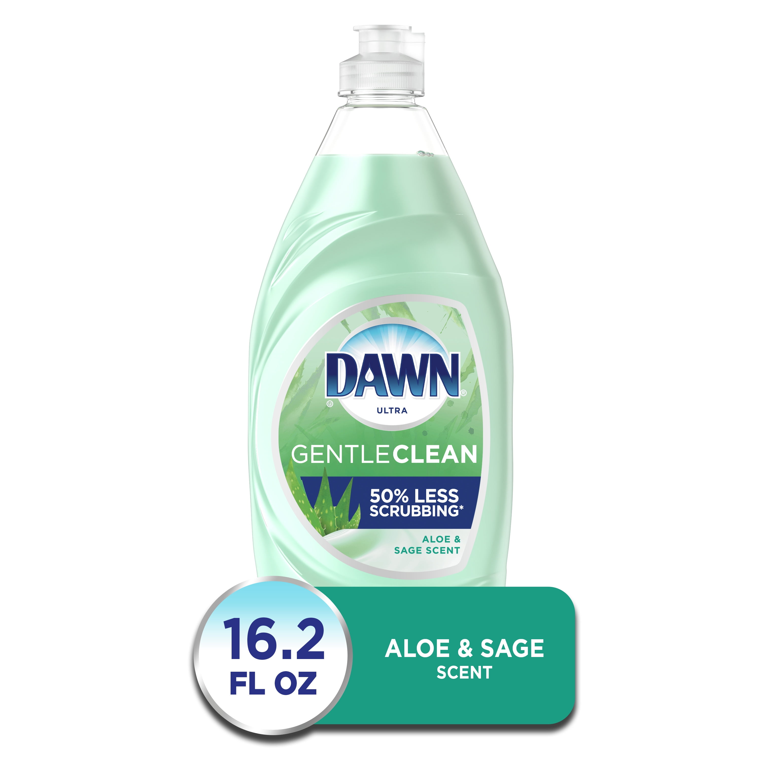 Dawn Ultra Gentle Clean Dishwashing Liquid Soap, Aloe & Sage, 16.2 Fl ...