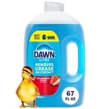 Dawn Free Clear Dishwashing Liquid, Lemon Essence, Dye-Free, 54.8 fl oz ...