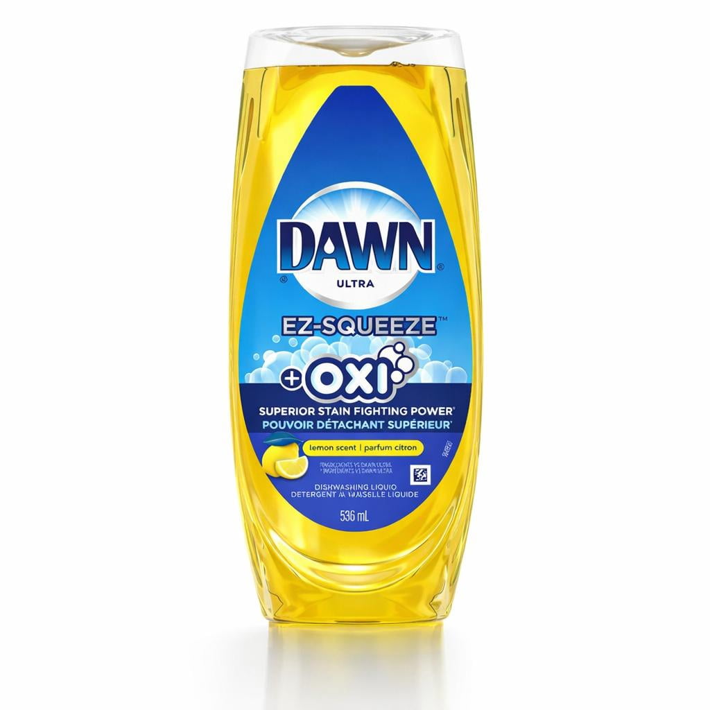 Dawn Ultra + Oxi EZ-Squeeze Dish Soap, Dishwashing Liquid, Lemon 2 pack ...