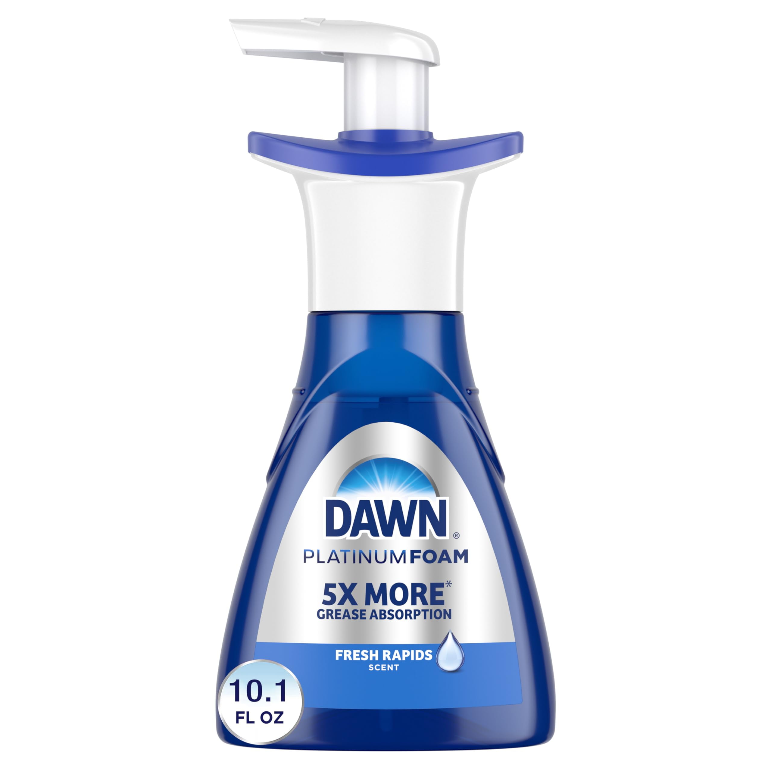 Dawn Dishwashing Foam, Fresh Rapids Scent, 10.1 fl oz, powerful grease ...